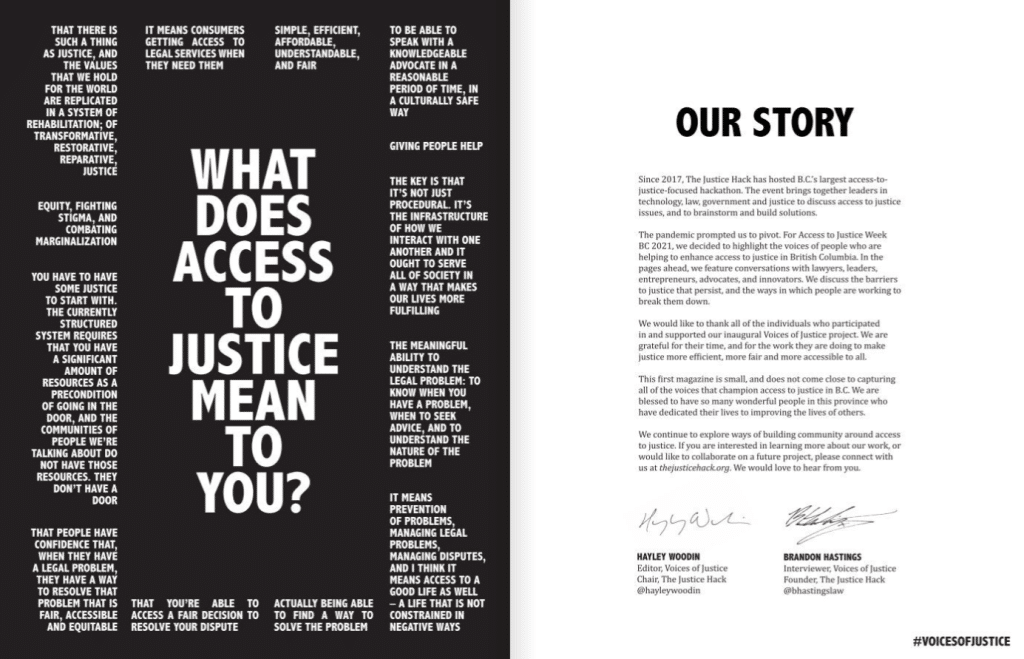 Voices of Justice Magazine – The Justice Hack